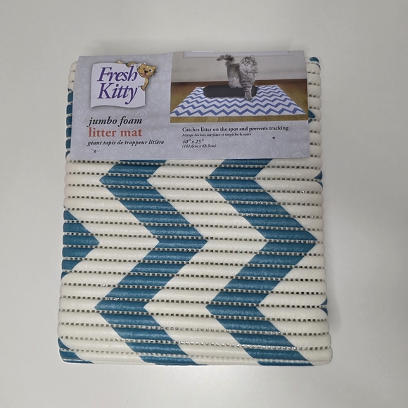 Fresh Kitty | Cat | Nwt Fresh Kitty Jumbo 4 X 25 Foam Litter Mat | Poshmark